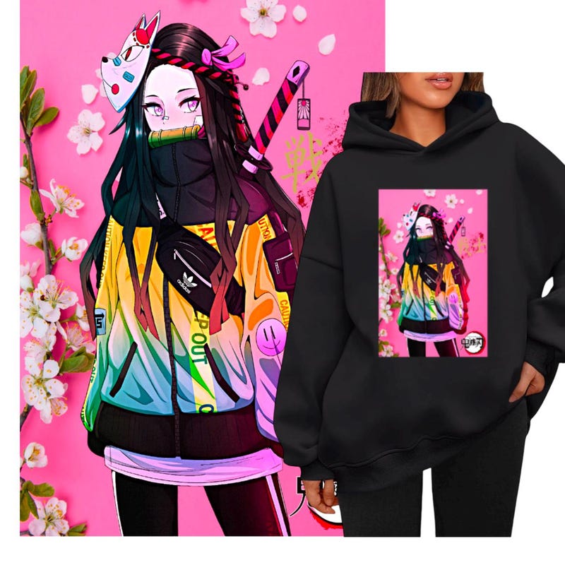 Demon Slayer Hoodie - Etsy