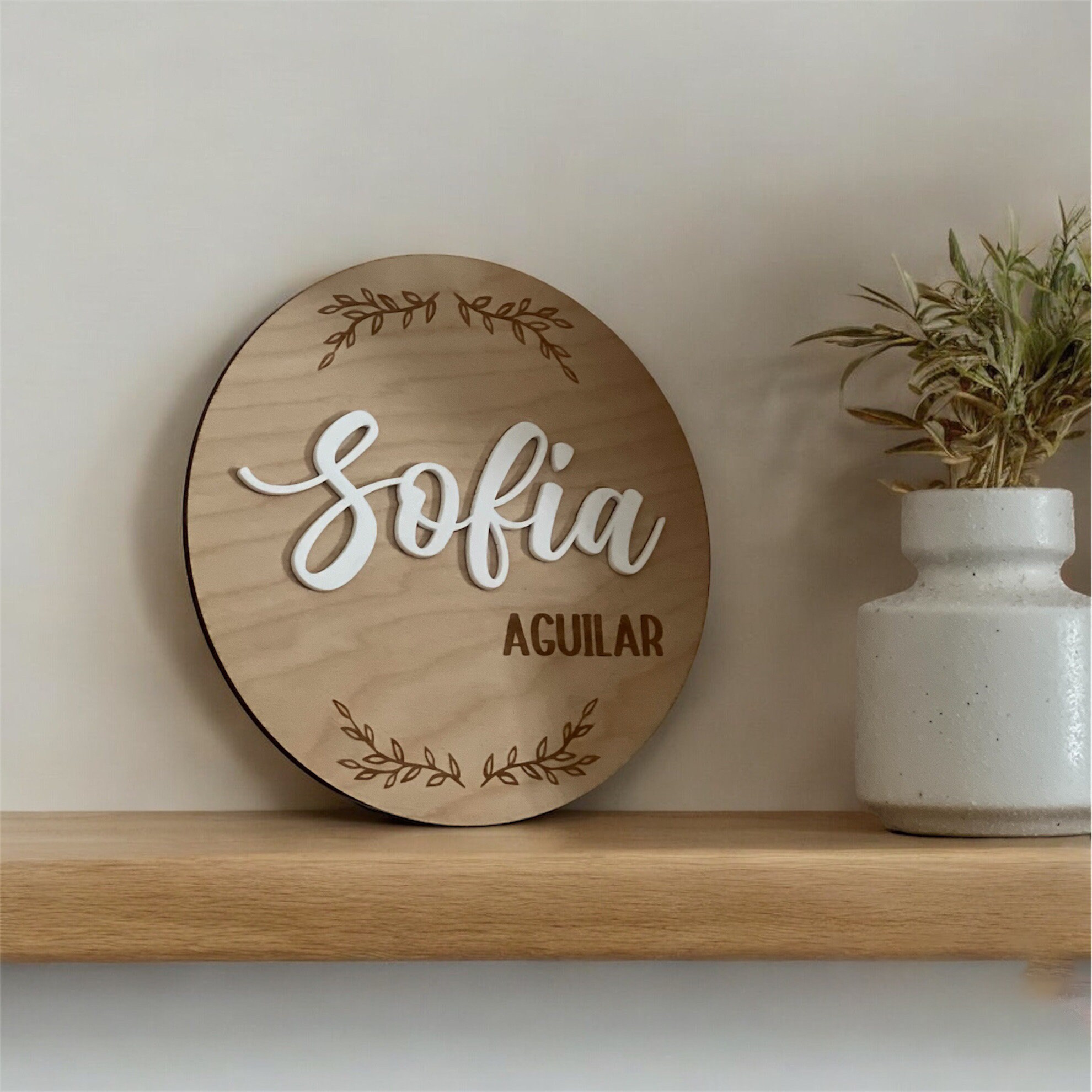 Custom Baby Arrival Announcement Sign, Baby Name With Birth Stats, Baby ...