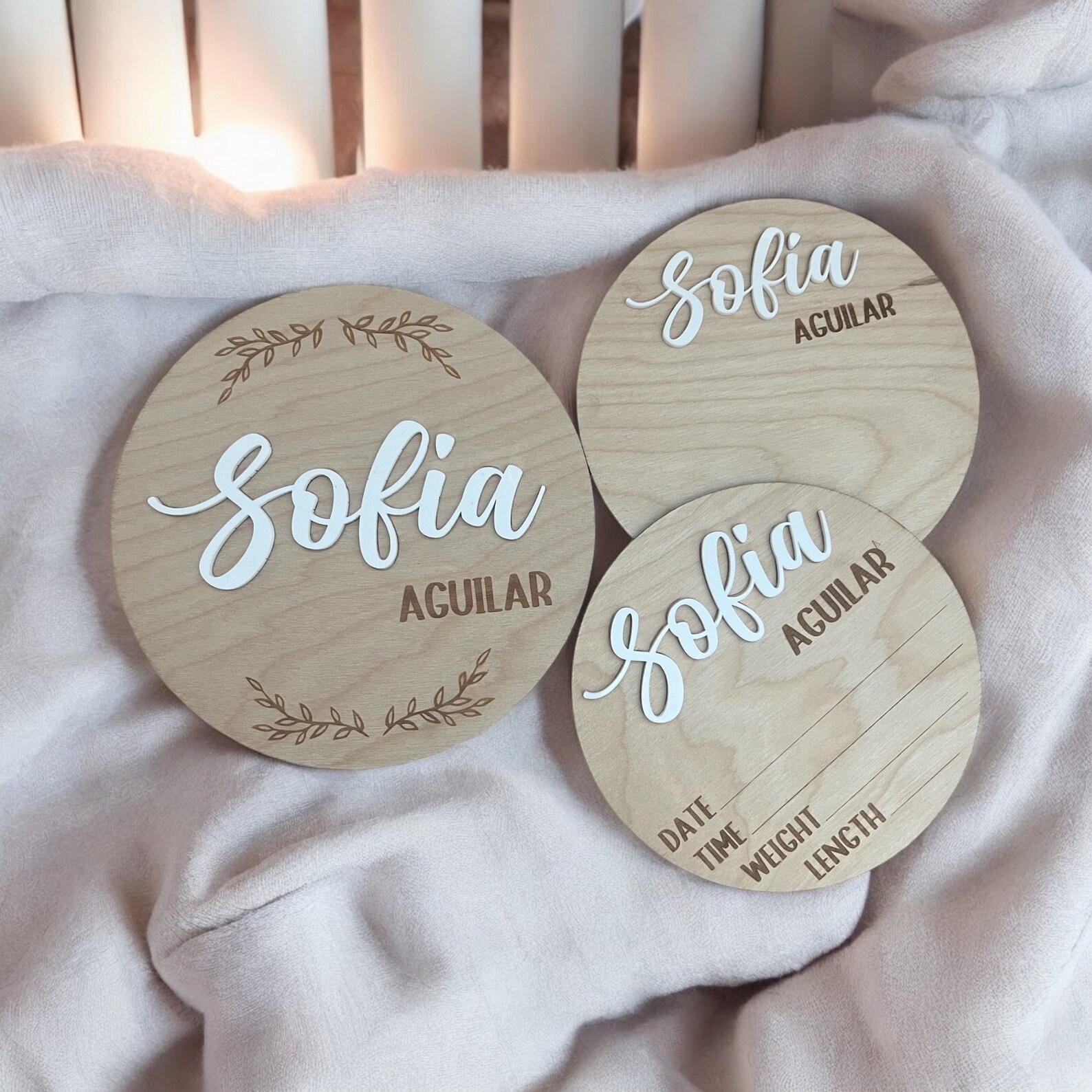 Custom Baby Arrival Announcement Sign, Baby Name With Birth Stats, Baby ...