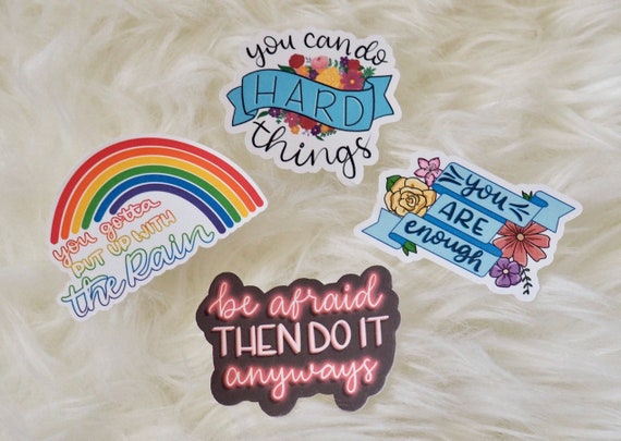 Motivational Sticker Pack - Etsy