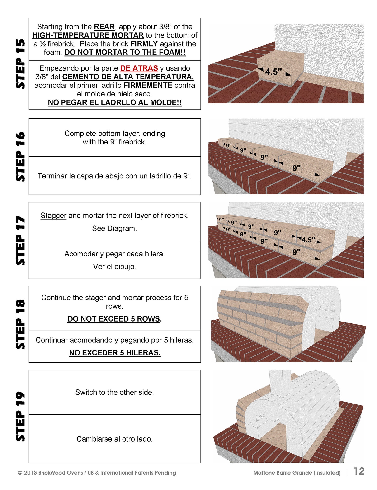 Wood Fired Pizza Oven Plans – Brick Oven Build Guide, High Heat DIY ...