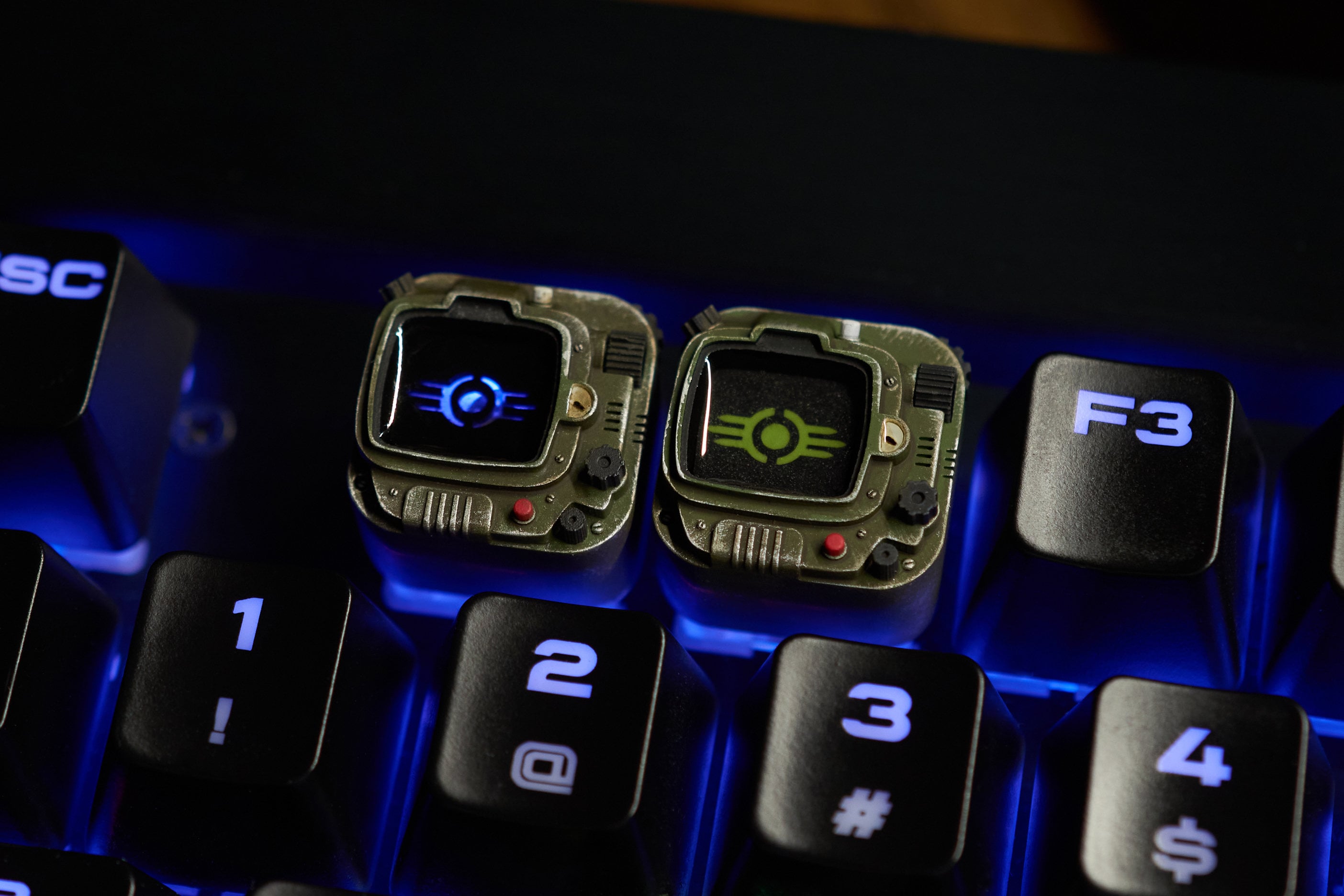 Pip-boy Fallout Artisan Keycap for Mechanical Keyboards - Etsy Australia