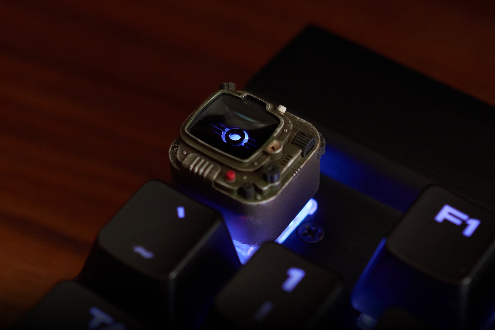 Pip-boy Fallout Artisan Keycap for Mechanical Keyboards - Etsy