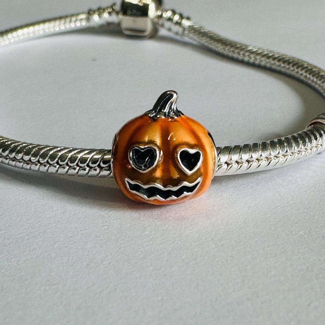 Authentic Pandora Charms, Pandora Glow in the Dark SPOOKY PUMKIN Charm ...