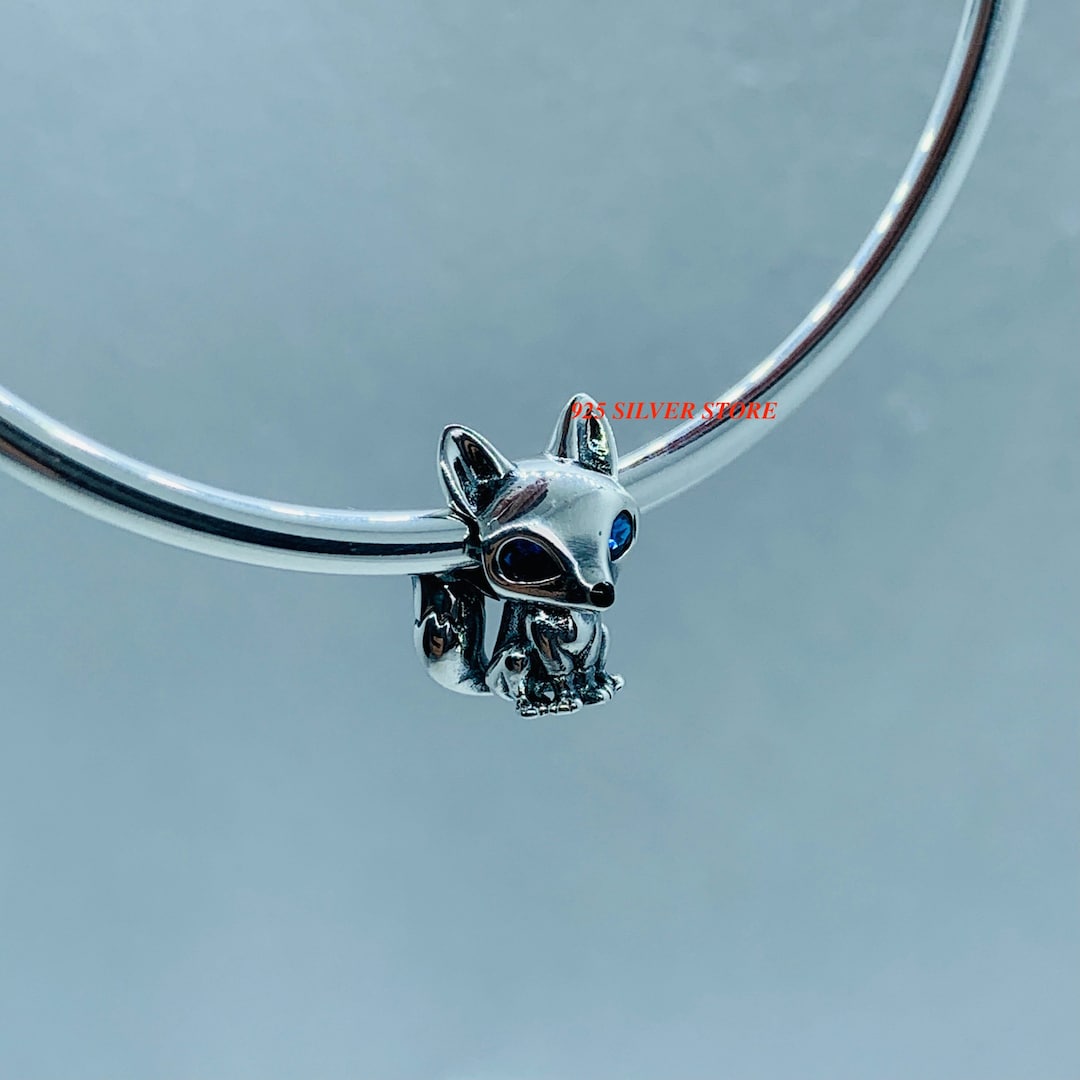 Authentic Pandora Charms, Pandora BLUE EYED FOX Charm /pandora Charms ...