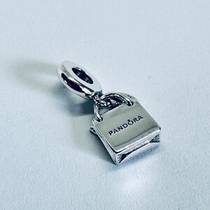 Pandora Charms/ Pandora Shopping Bag Dangle Charm 799536C00 / Silver ...