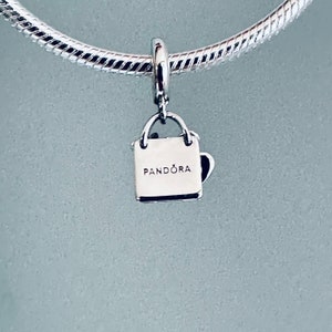 Pandora Charms/ Pandora Shopping Bag Dangle Charm 799536C00 / Silver ...