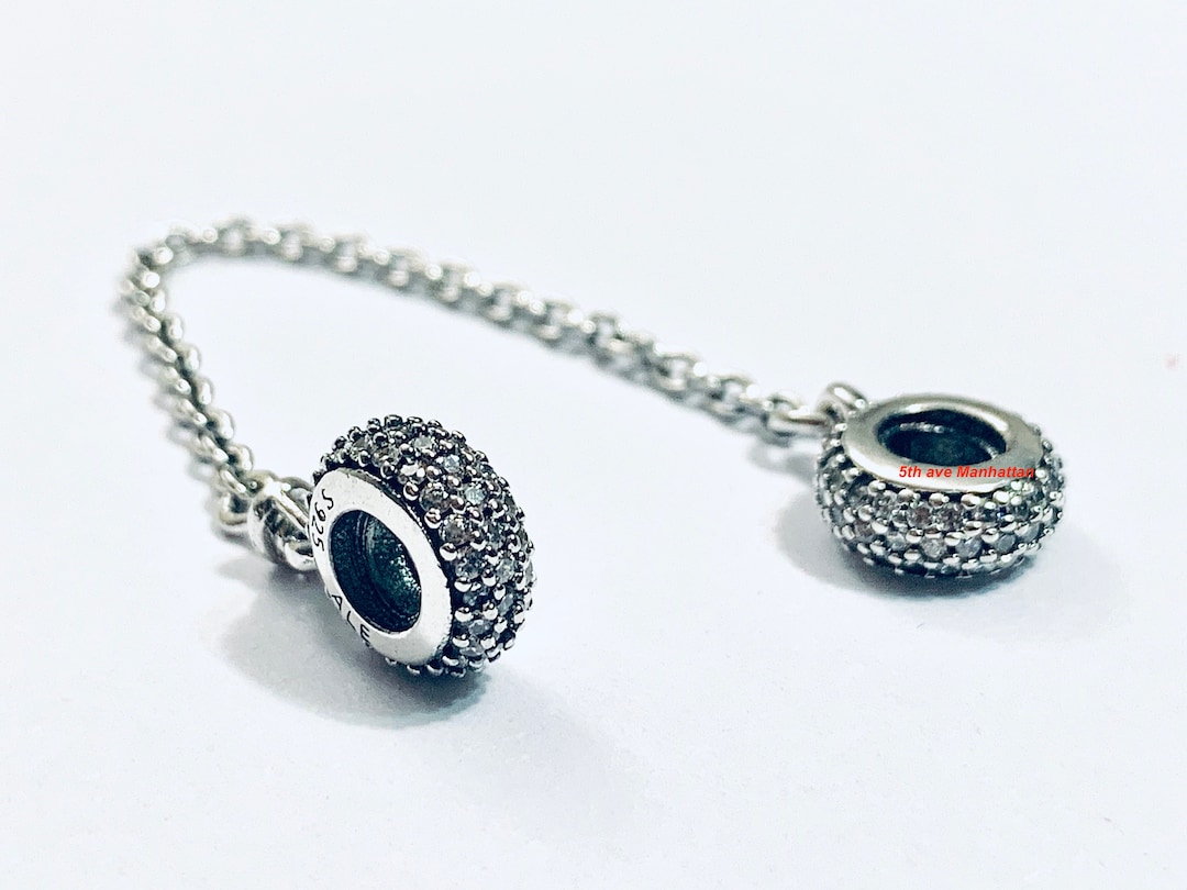 Authentic Pandora Charms, Pandora PAVE Inspiration SAFETY CHAIN ...