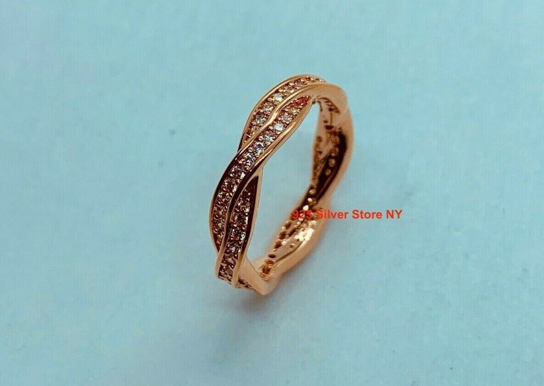 Authentic Pandora Ring Rose Twist of Fate / Pandora Bracelet /pandora ...