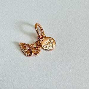 Pandora Charms, Pink Butterfly & Quote Double Dangle Charm 782555c01 ...