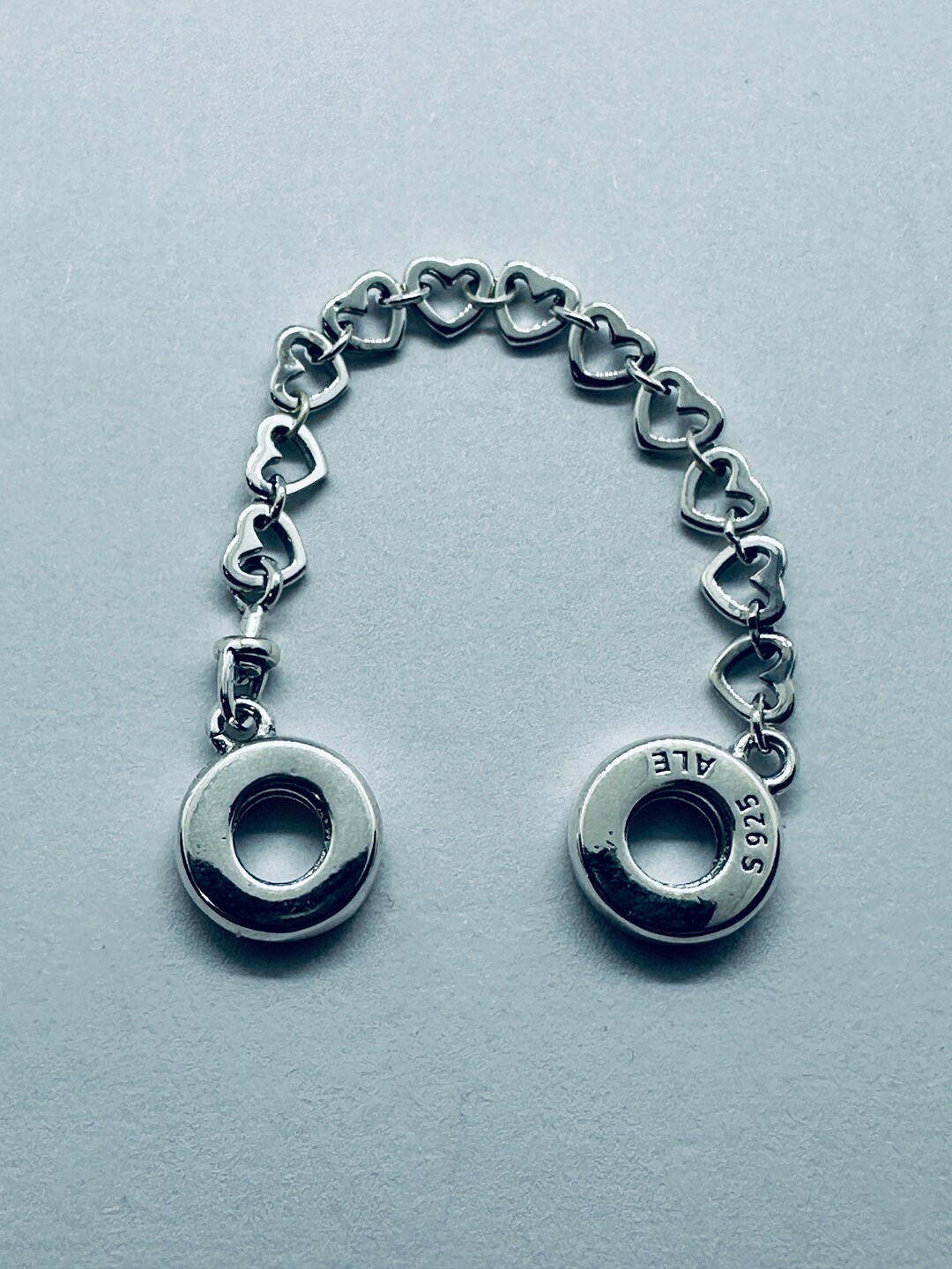 Authentic Pandora Charms, Pandora Linked HEARTS SAFETY CHAIN /pandora ...