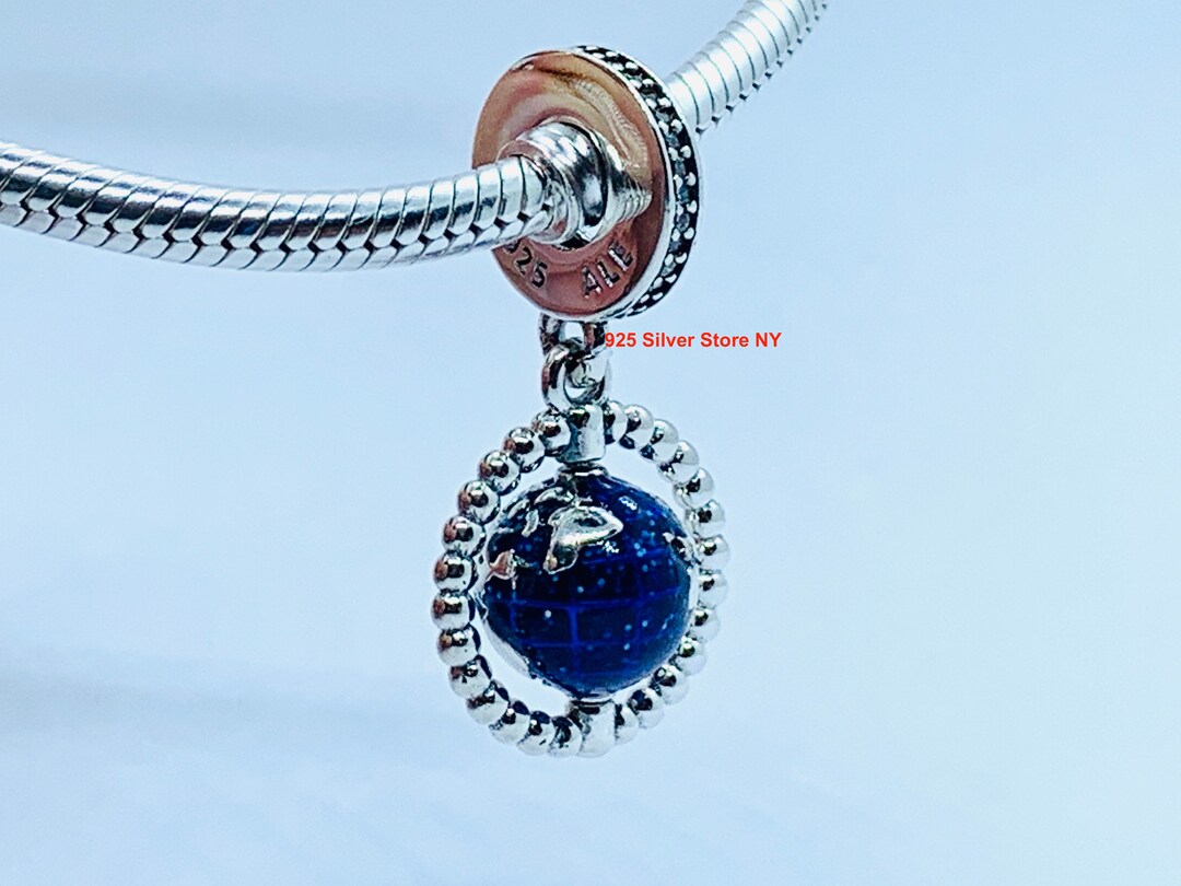 Authentic Pandora Charms Pandora SPINNING GLOBE Dangle Charm - Etsy