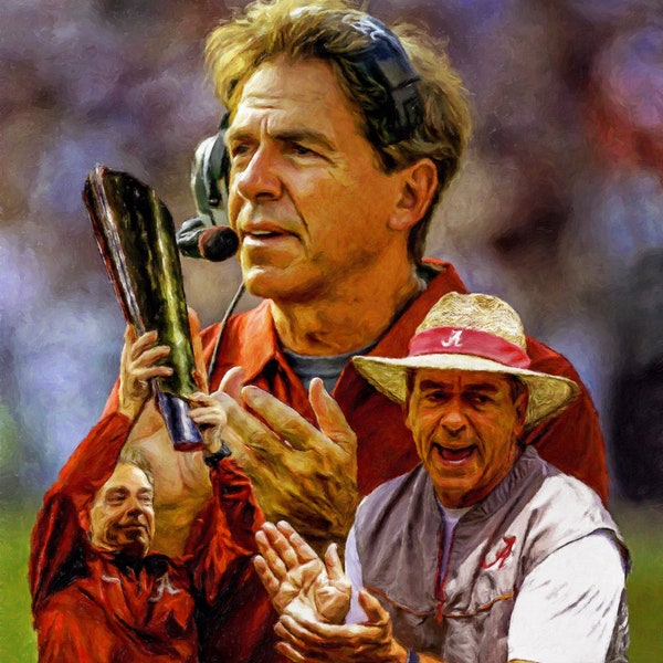 Nick Saban - Etsy