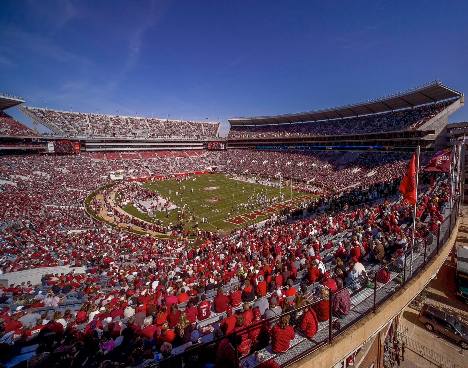Alabama Crimson Tide Bryant-denny Football Stadium Field Sizes: 8x10 ...