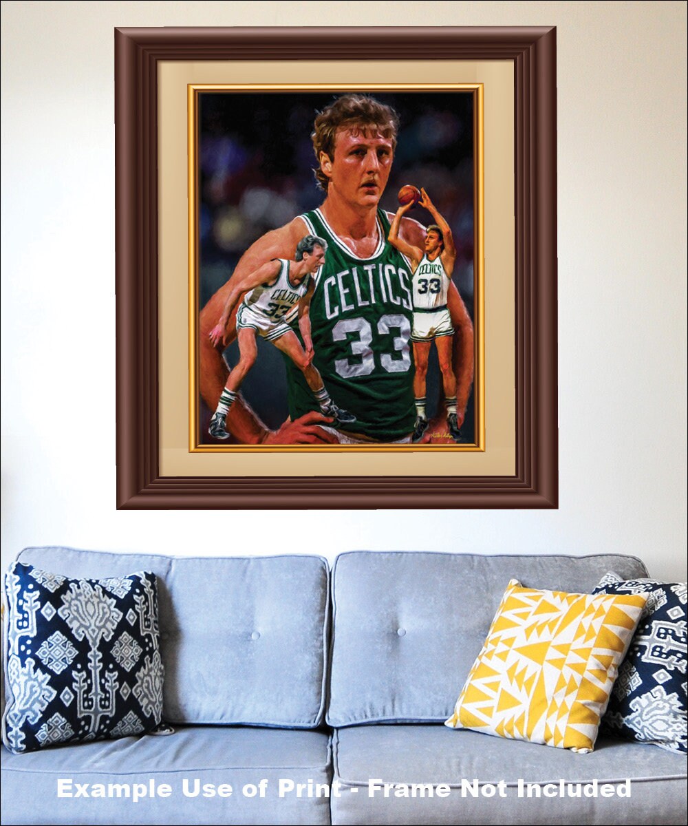 Larry Bird Boston Celtics Boston Garden NBA Basketball Art Print 11x14 ...