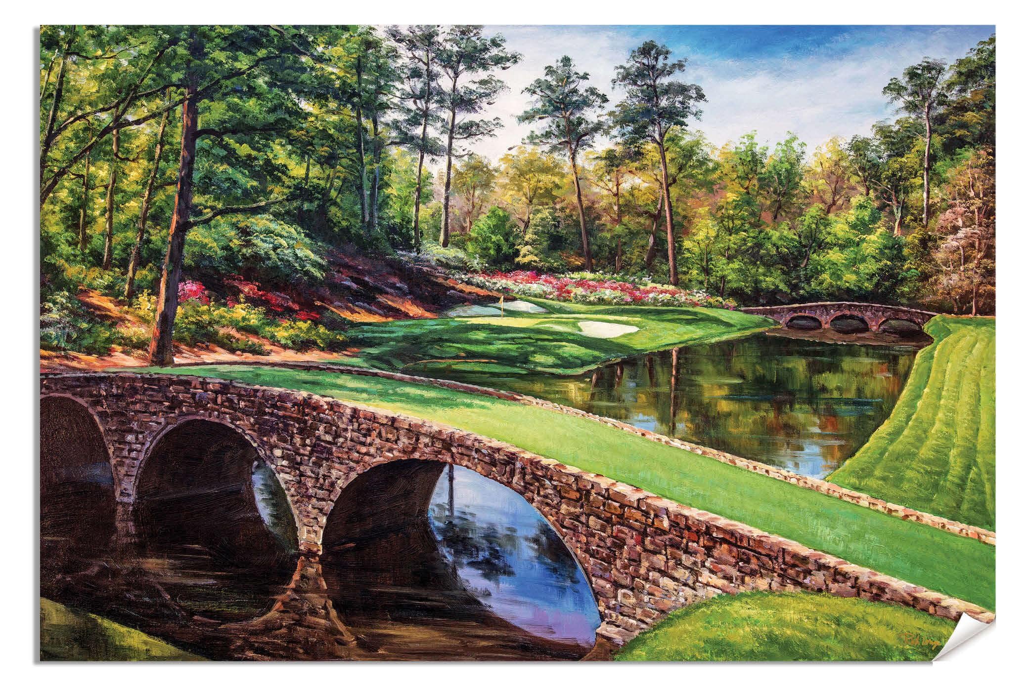 Augusta National Golf Club Course Hole 12 Golden Bell the Masters of ...