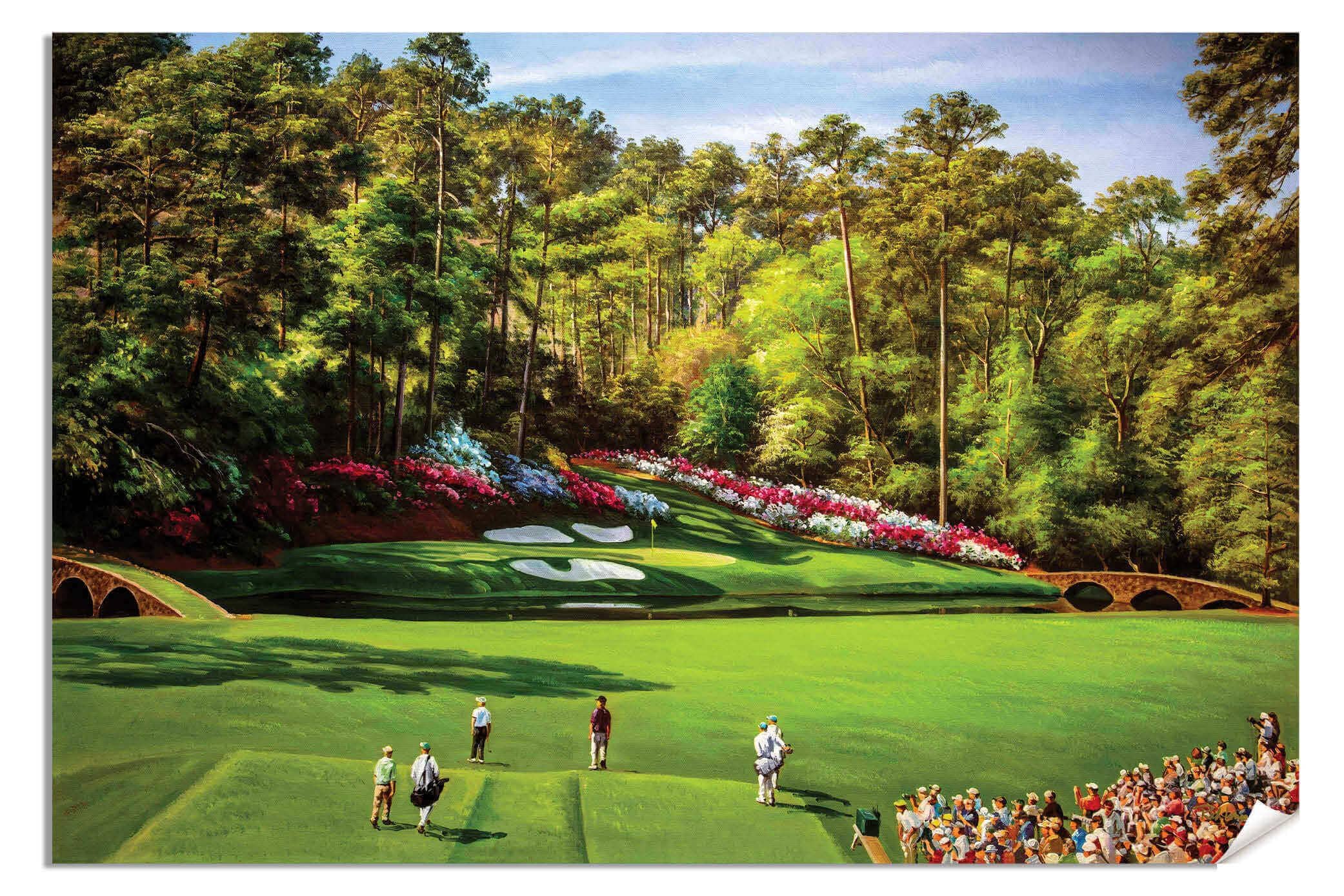 Augusta National Golf Club Course Hole 12 Golden Bell the Masters of ...