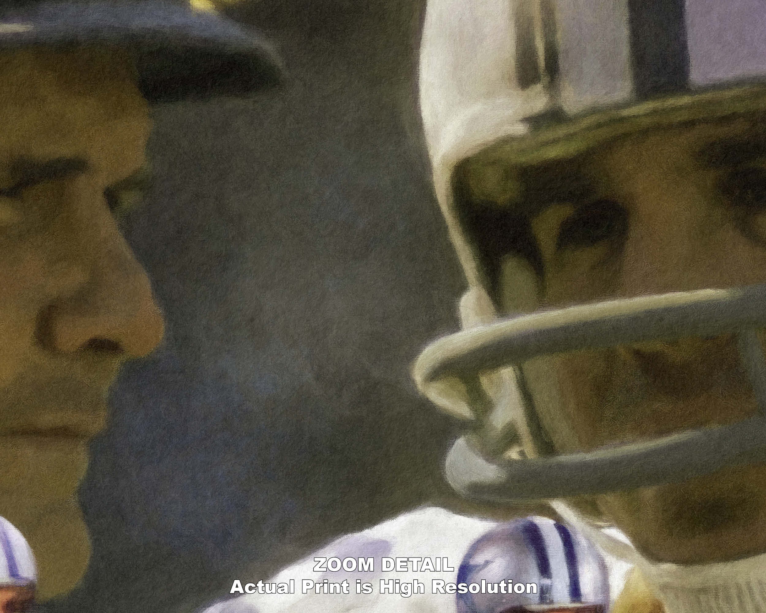 Roger Staubach Dallas Cowboys HOF Super Bowl Champion QB Quarterback ...