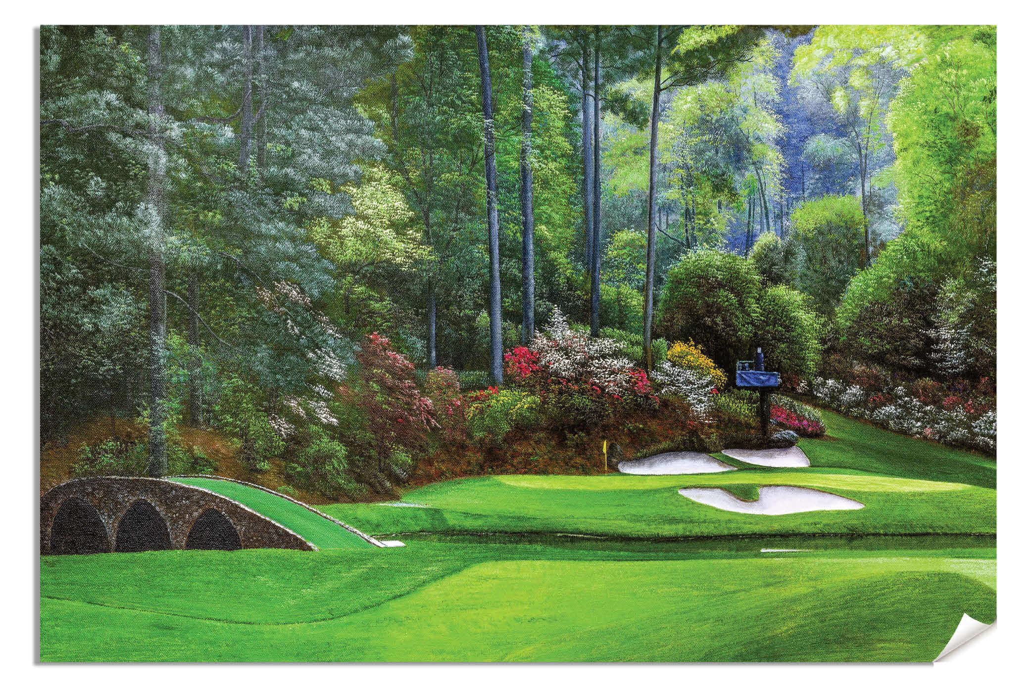 Augusta National Golf Club Course Hole 12 Golden Bell the Masters of ...