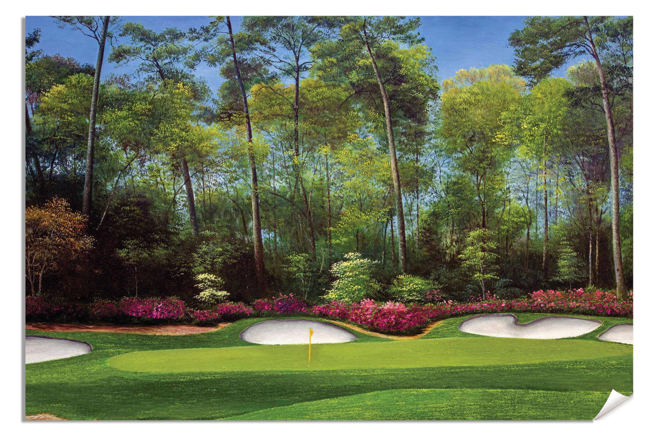 Augusta National Golf Club Course Hole 13 Azalea the Masters of Augusta ...