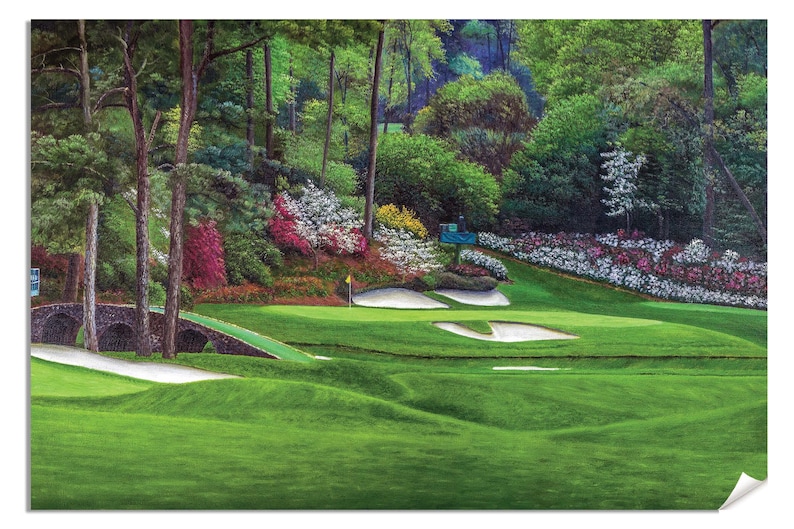 Augusta National Golf Club Course Hole 12 Golden Bell the Masters of ...