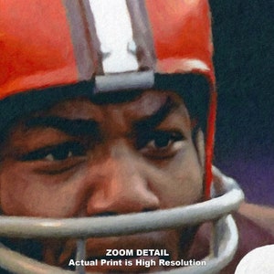 Jim Brown Cleveland Browns Running Back 1 NFL Football Art Print 11x14 ...