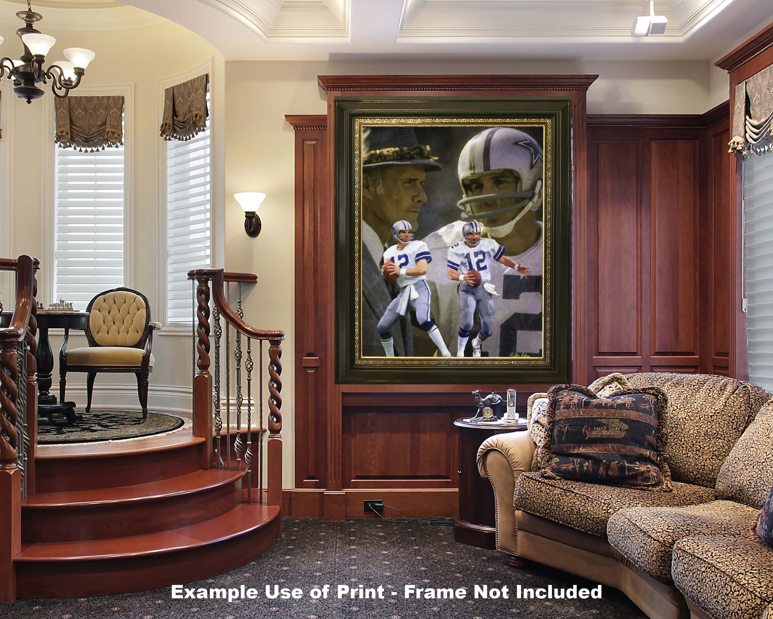 Roger Staubach Dallas Cowboys HOF Super Bowl Champion QB Quarterback ...