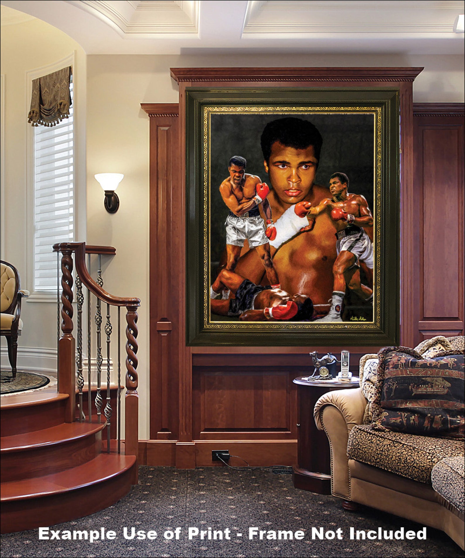 Muhammad Ali Legendary Boxer Collage Sonny Liston Knock Out Cassius ...