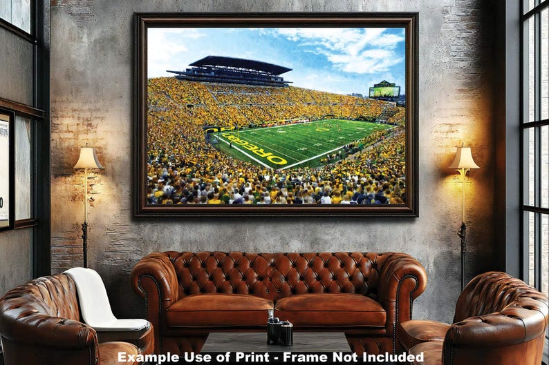 Oregon Football Ducks Autzen Stadium Football Team College NCAA 2MC1 ...