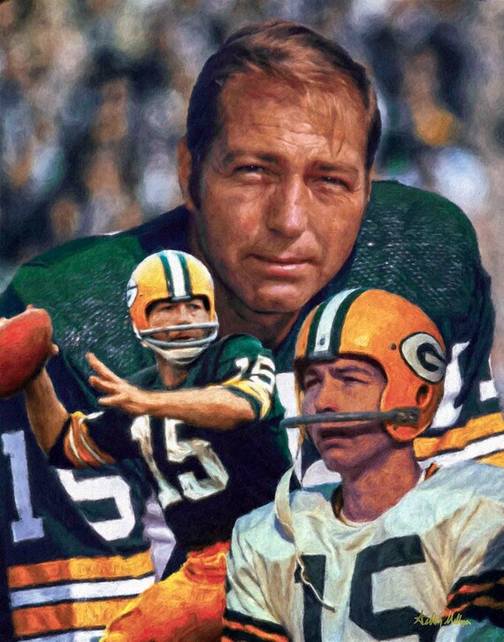 Bart Starr Green Bay Packers QB Quarterback 1AM3 NFL Football | Etsy