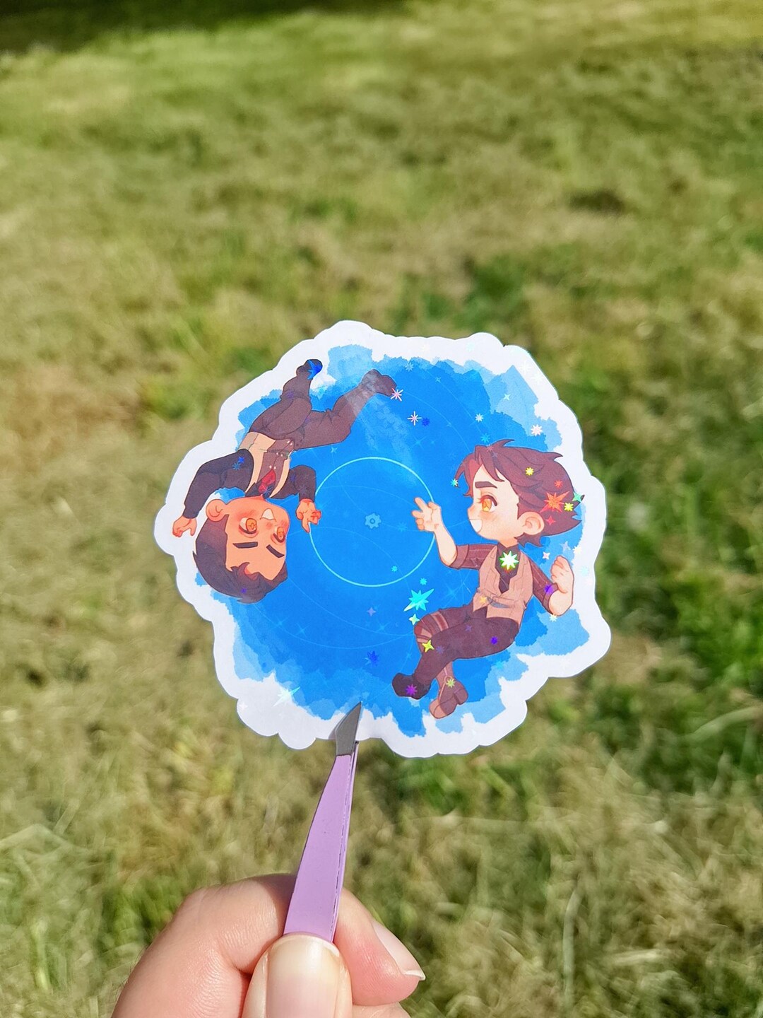 Jayvik Arcane 3 Inch Holographic Waterproof Sticker - Etsy