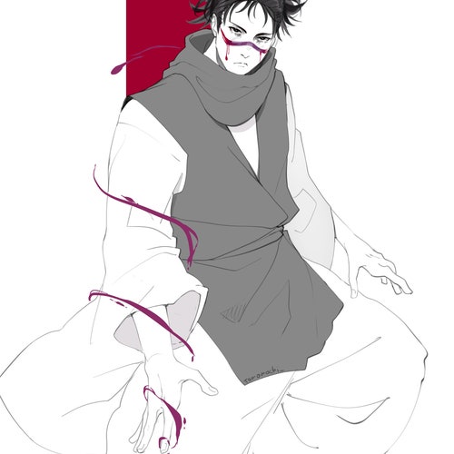 JJK Choso 5x7 Illustration Print - Etsy