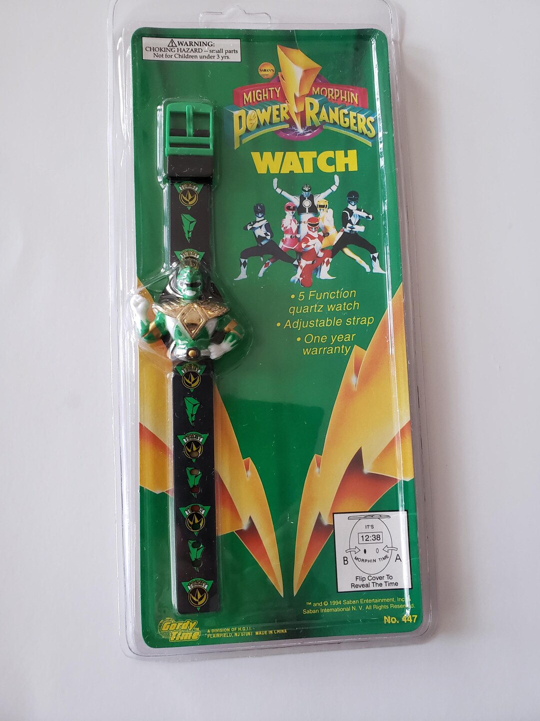 Mighty Morphin Power Ranger Watch. New Never Opened. Tommy #447 - Etsy