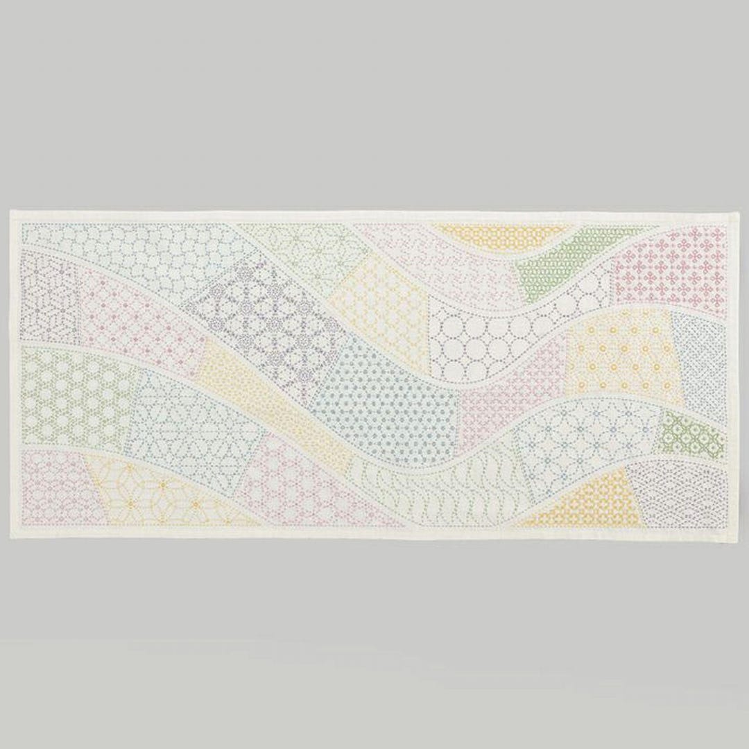Sashiko Table Centerpiece Kit Limited to 5 Pieces. Streamline Pattern ...