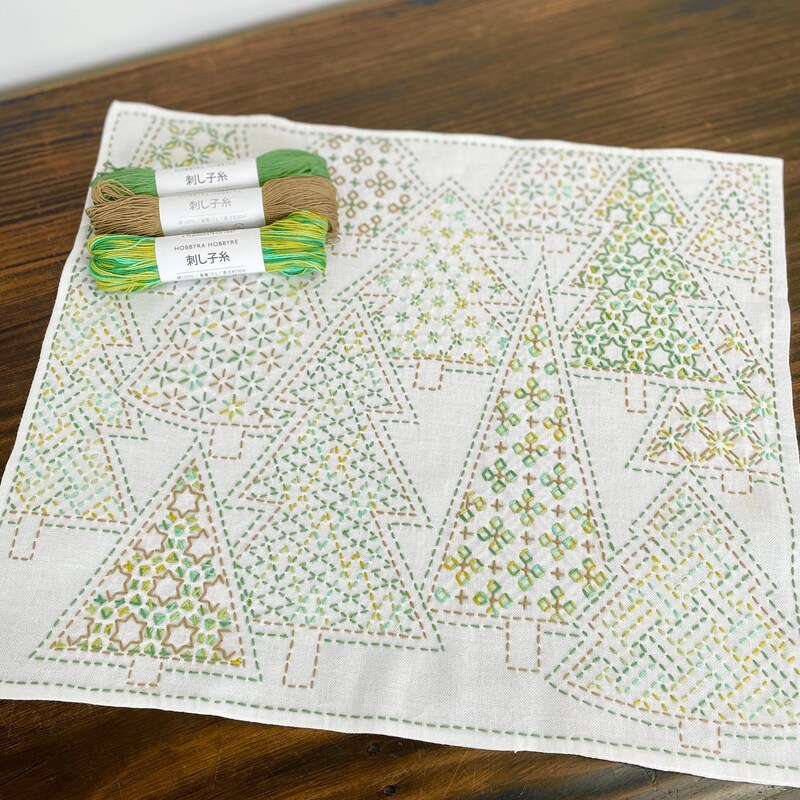 Sashiko Tree - Etsy