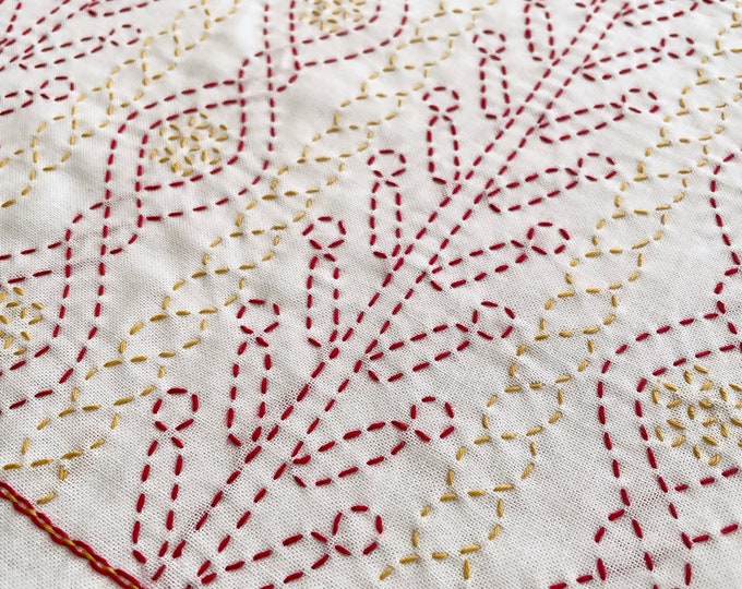 SASHIKO Dish Towel Kit aran Moyo Hobbyrahobbyre Sahiko Cloth&yarn - Etsy