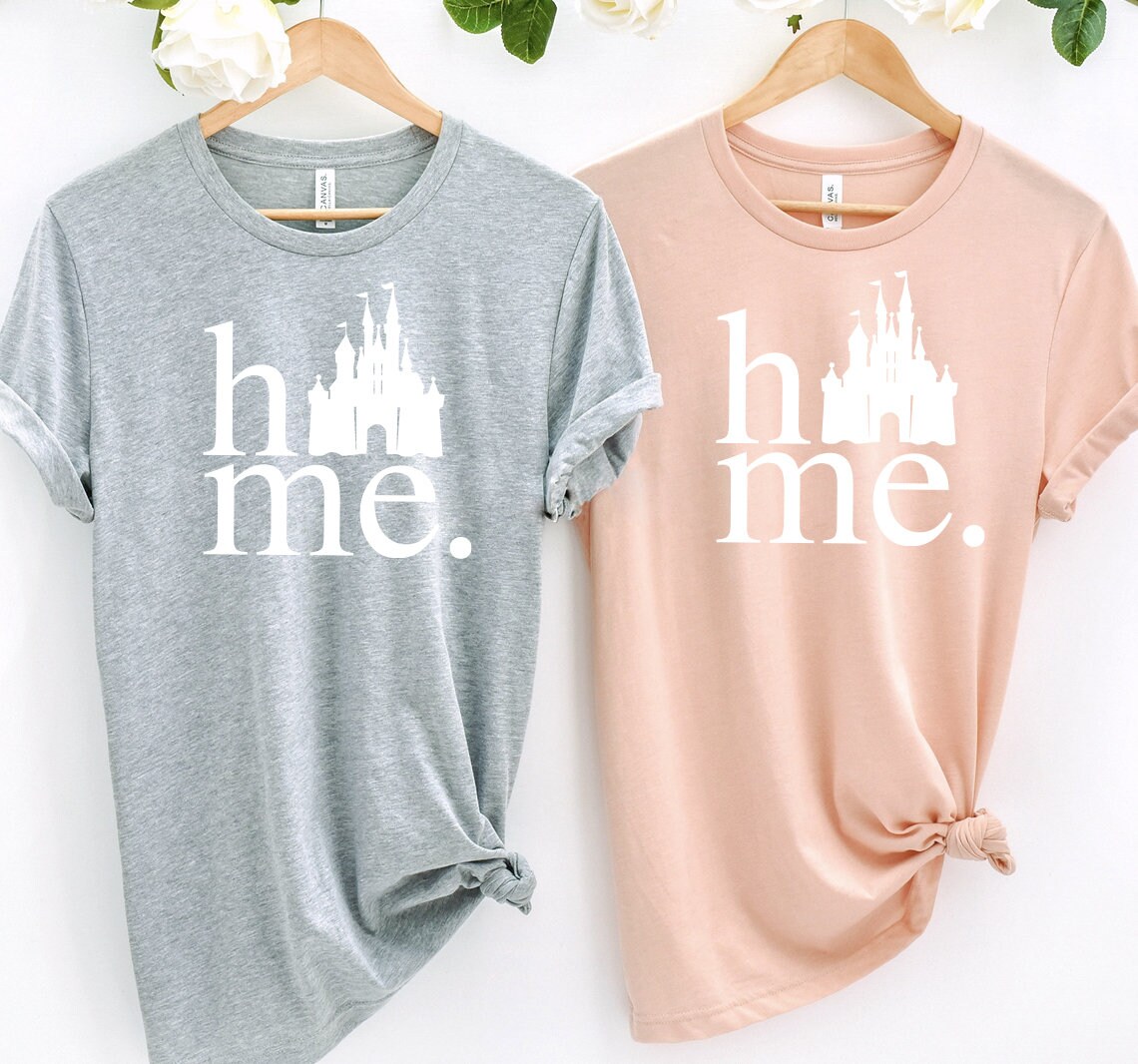 Disney Castle T Shirt Unisex Disney Home Shirt Disney World Etsy