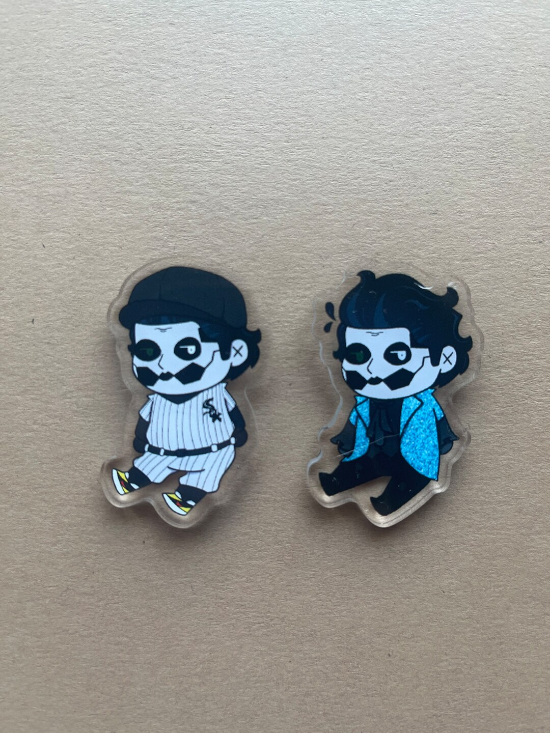 Chibi Baseball Copia Papa Emeritus IV Acrylic Pin - Etsy