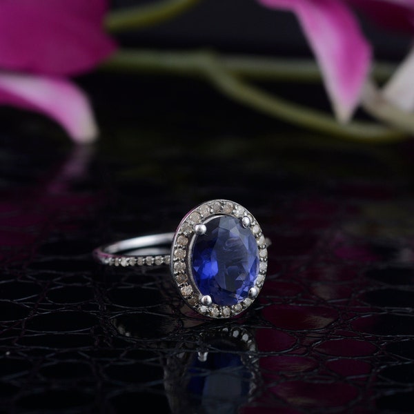 Iolite Ring - Etsy