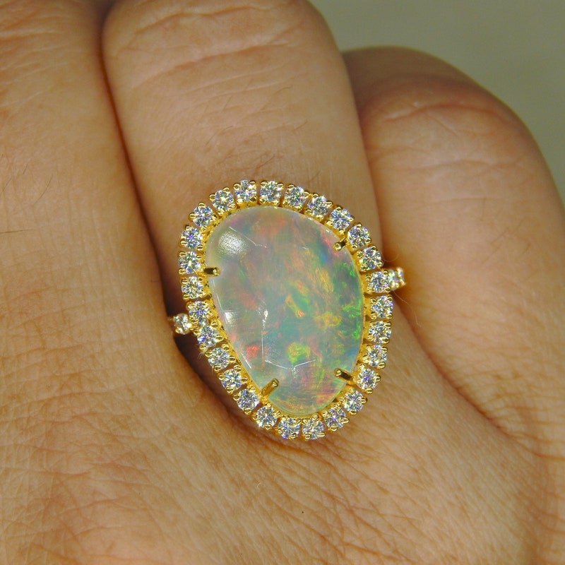 Ethereal Engagement Ring - Etsy