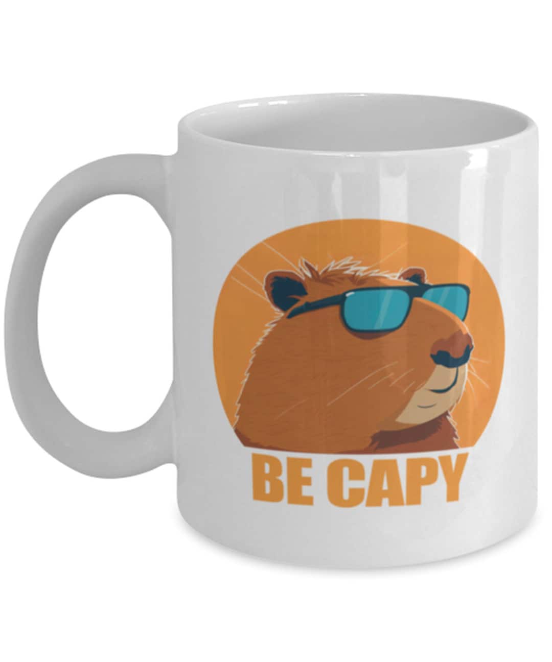 Capybara Coffee Mug, Be Capy. Capybara Pun Funny Mug. Capybara Gifts ...