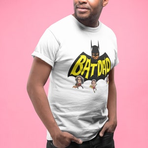 Custom Batdad Shirt. Superhero Dad Shirt, Comic Book Lover Shirt ...