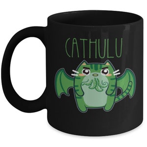 Cathulu Mug. Cute Cat Lover for Fans of Cthulhu. Call of Cthulhu Mug - Etsy