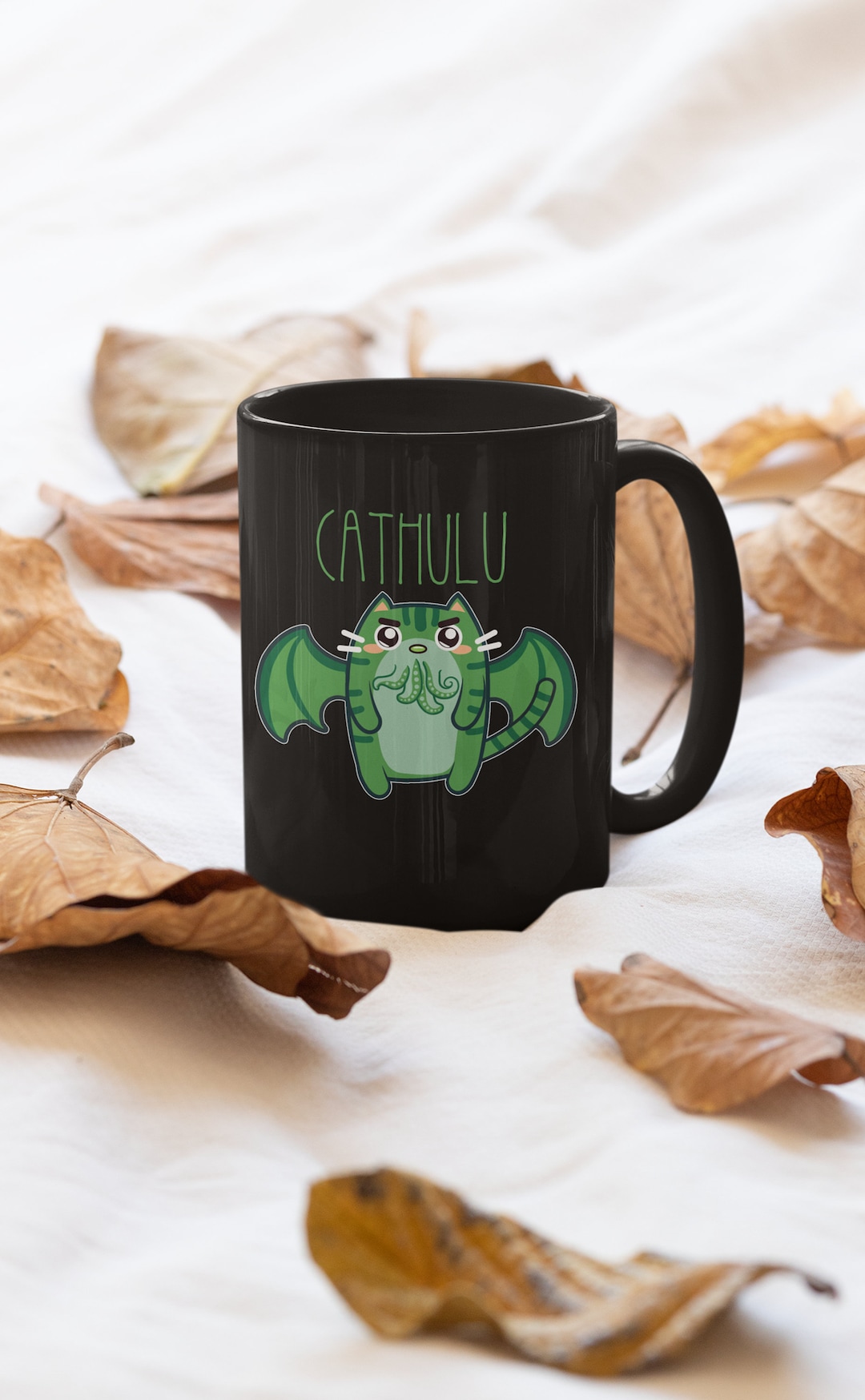 Cathulu Mug. Cute Cat Lover for Fans of Cthulhu. Call of Cthulhu Mug - Etsy