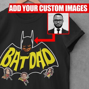 Custom Batdad Shirt. Superhero Dad Shirt, Comic Book Lover Shirt ...
