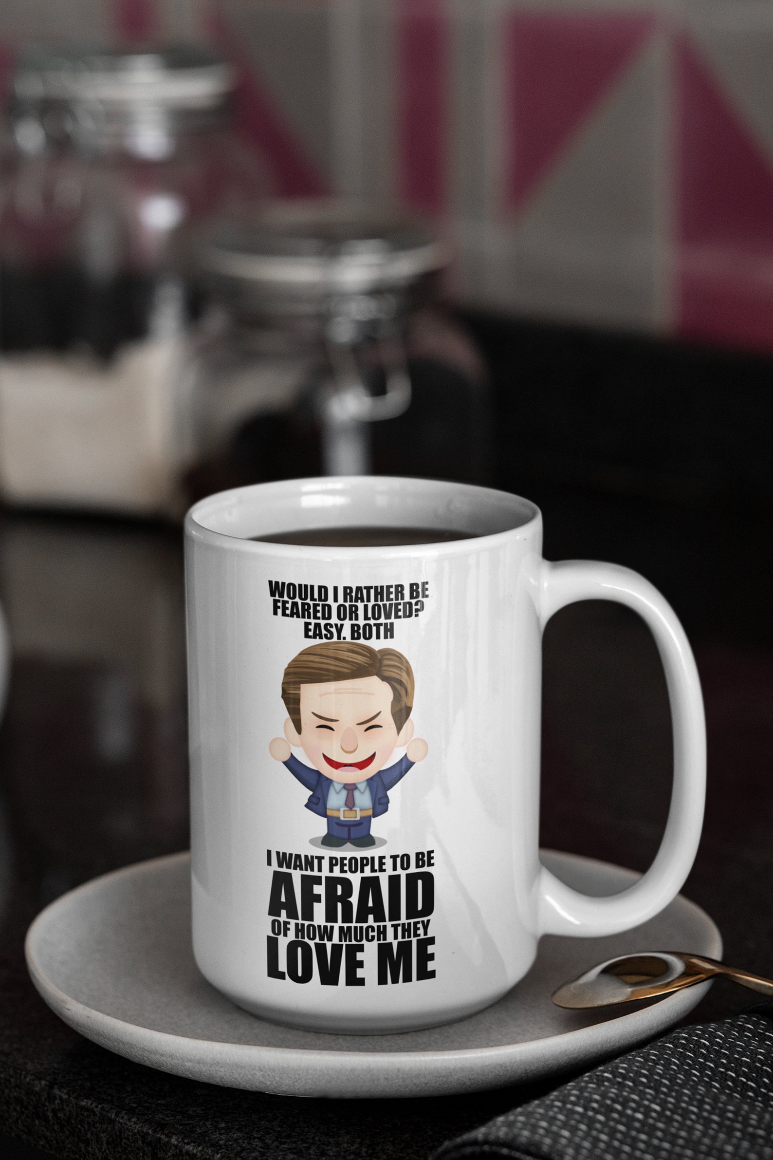 Michael Scott Mug. the Office Mug Cute Cartoony. World Best - Etsy