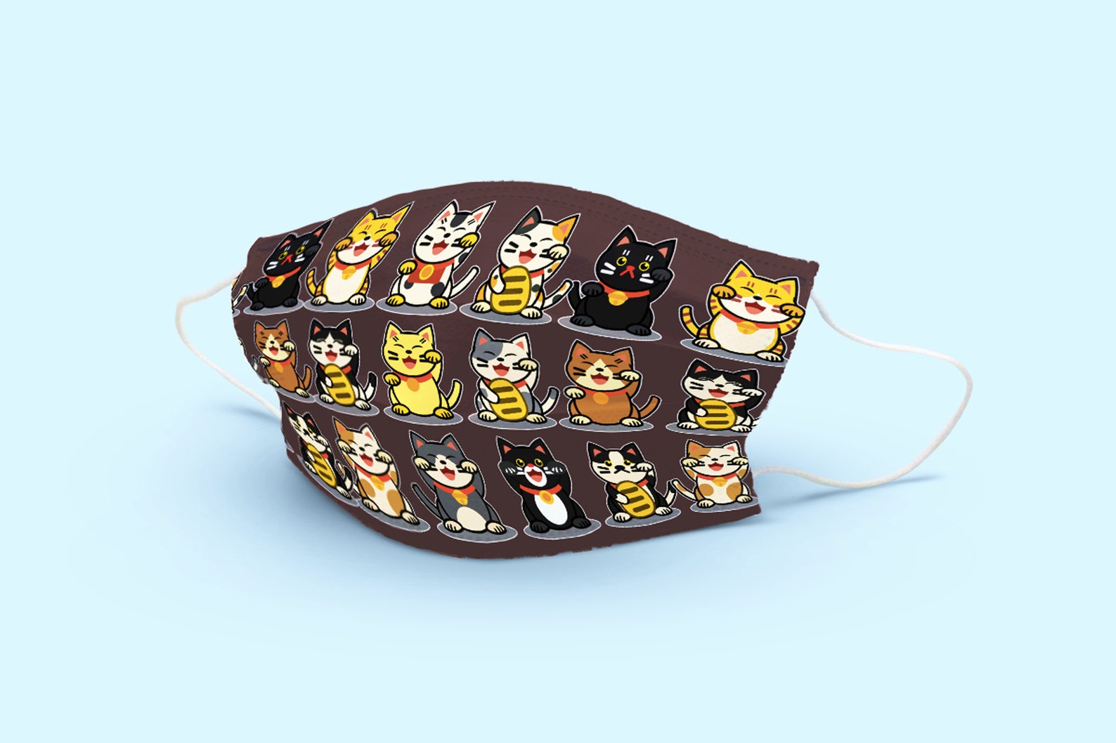 Neko Cat Mask Cute Cat Face Mask Kitten Face Mask Neko Face | Etsy