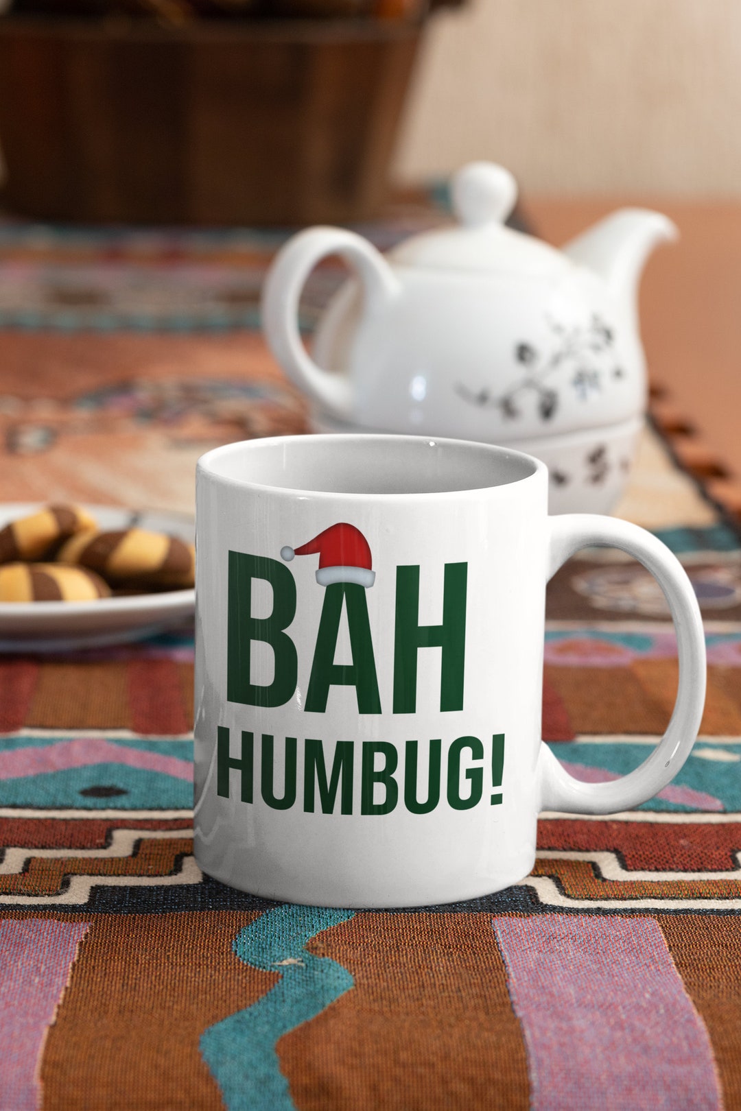 Bah Humbug, Merry Christmas Mug, Winter Coffee Mug, Xmas Coffee Mug ...