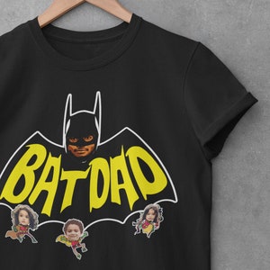 Custom Batdad Shirt. Superhero Dad Shirt, Comic Book Lover Shirt ...