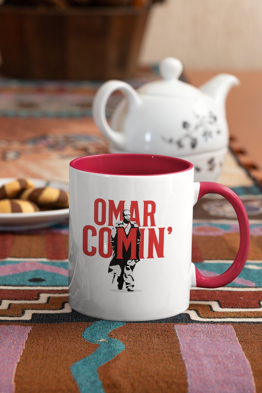 Omar Comin Mug, Omar Coming. Omar Little Notorious Baltimore Stick-up ...